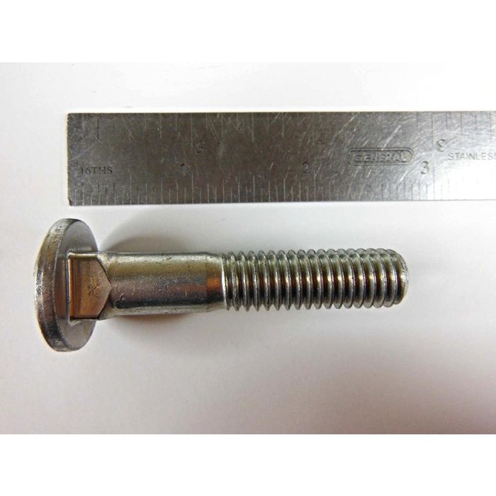 Webb Cutting Components - Carriage head bolt 7/16-inch x 2-1/4-inch
