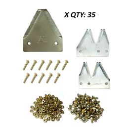Webb Cutting Components - Case-IH 8320, 8330, 8350 top serrated plated ...