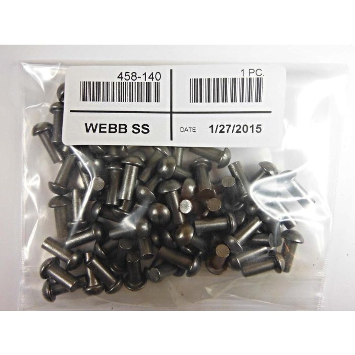 Webb Cutting Components - OH Rivet 1/4-inch x 5/8-inch, 1 lb, (71 pcs)